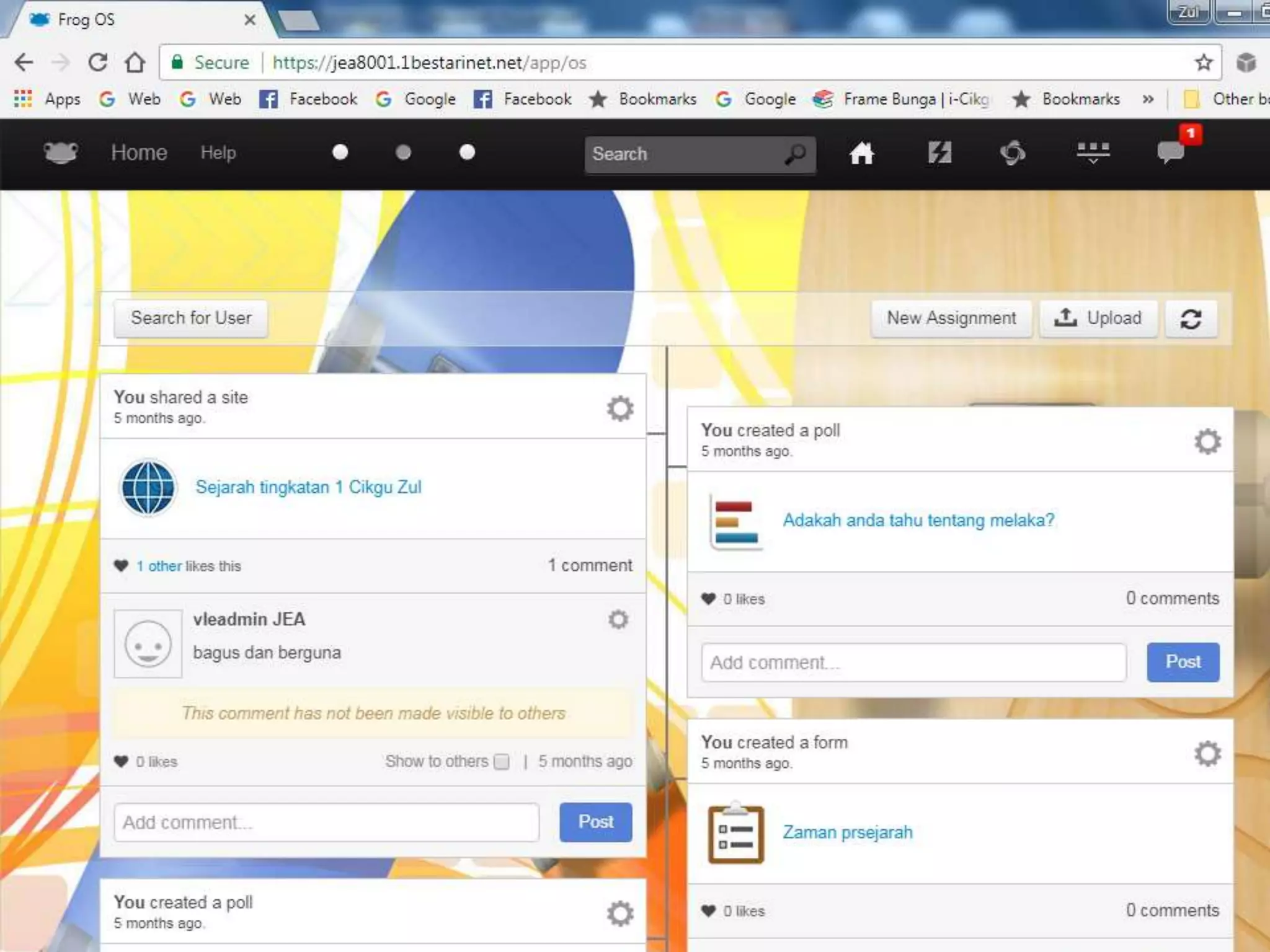 Cara login frog vle | PPTX