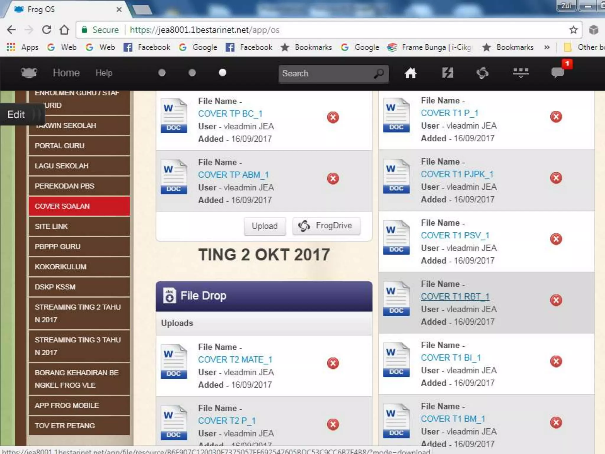 Cara login frog vle | PPTX