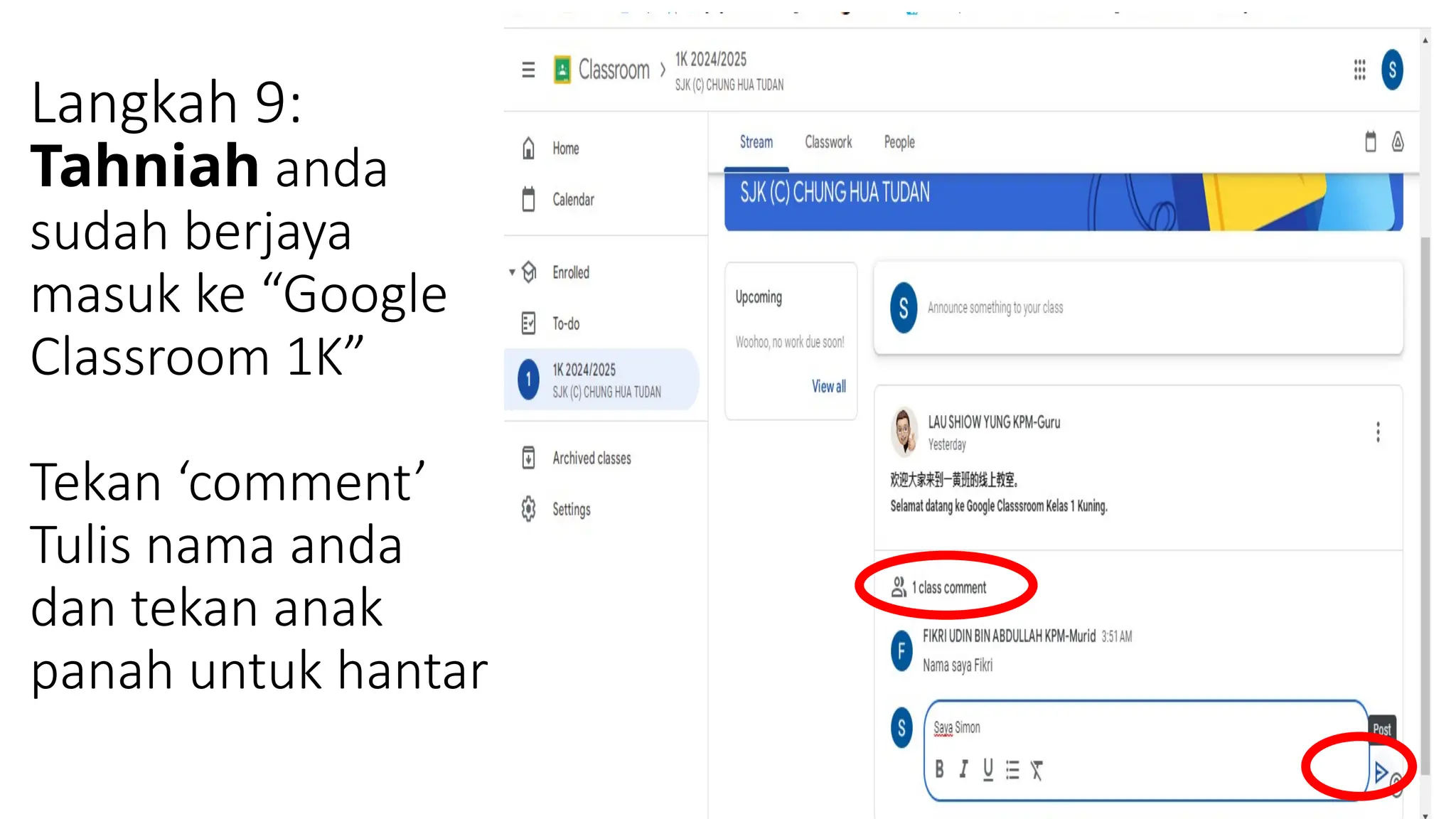 CARA MASUK GOOGLE CLASSROOM DENGAN KOMPUTER.pptx
