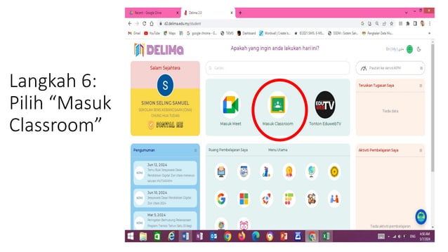 CARA MASUK GOOGLE CLASSROOM DENGAN KOMPUTER.pptx