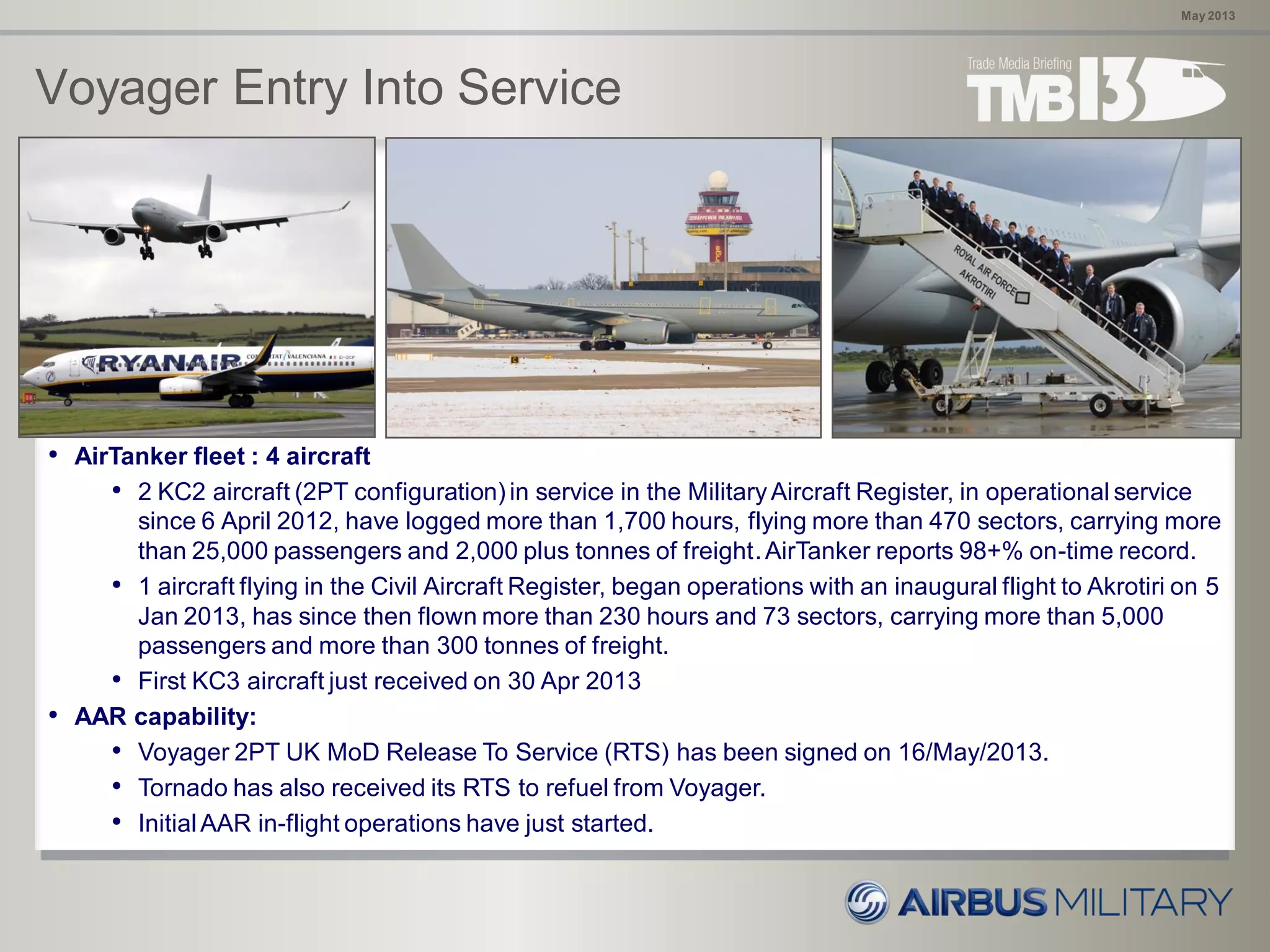 An Update on the Airbus Military Tanker, May 2013 | PDF