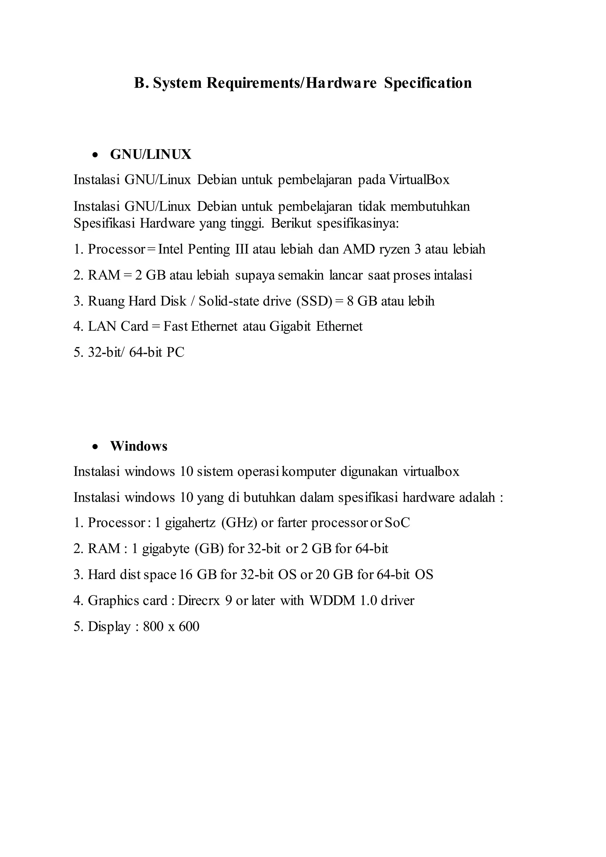 Cara melakukan instalasi sistem operasi Windows dan Linux .docx