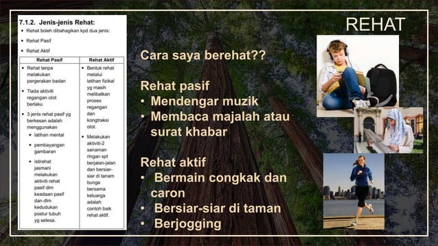 CARA MEMANFAATKAN WAKTU REHAT, TIDUR, ISTIRAHAT DAN SENGGANG.pptx
