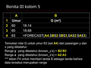 Cara Membaca Tabel WvW emma soraya desember 2001 | PPT