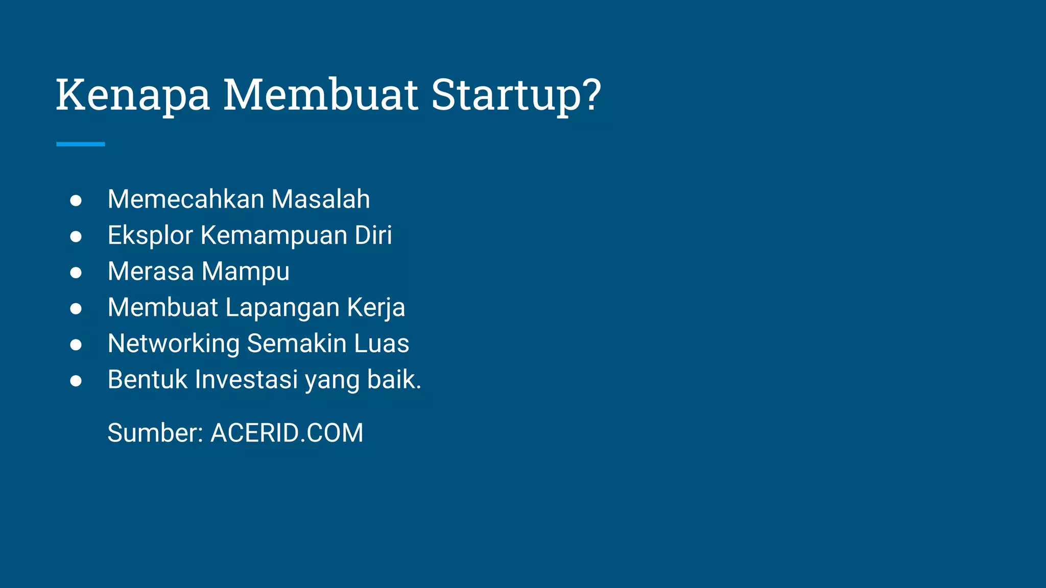 Cara membangun startup | PPT