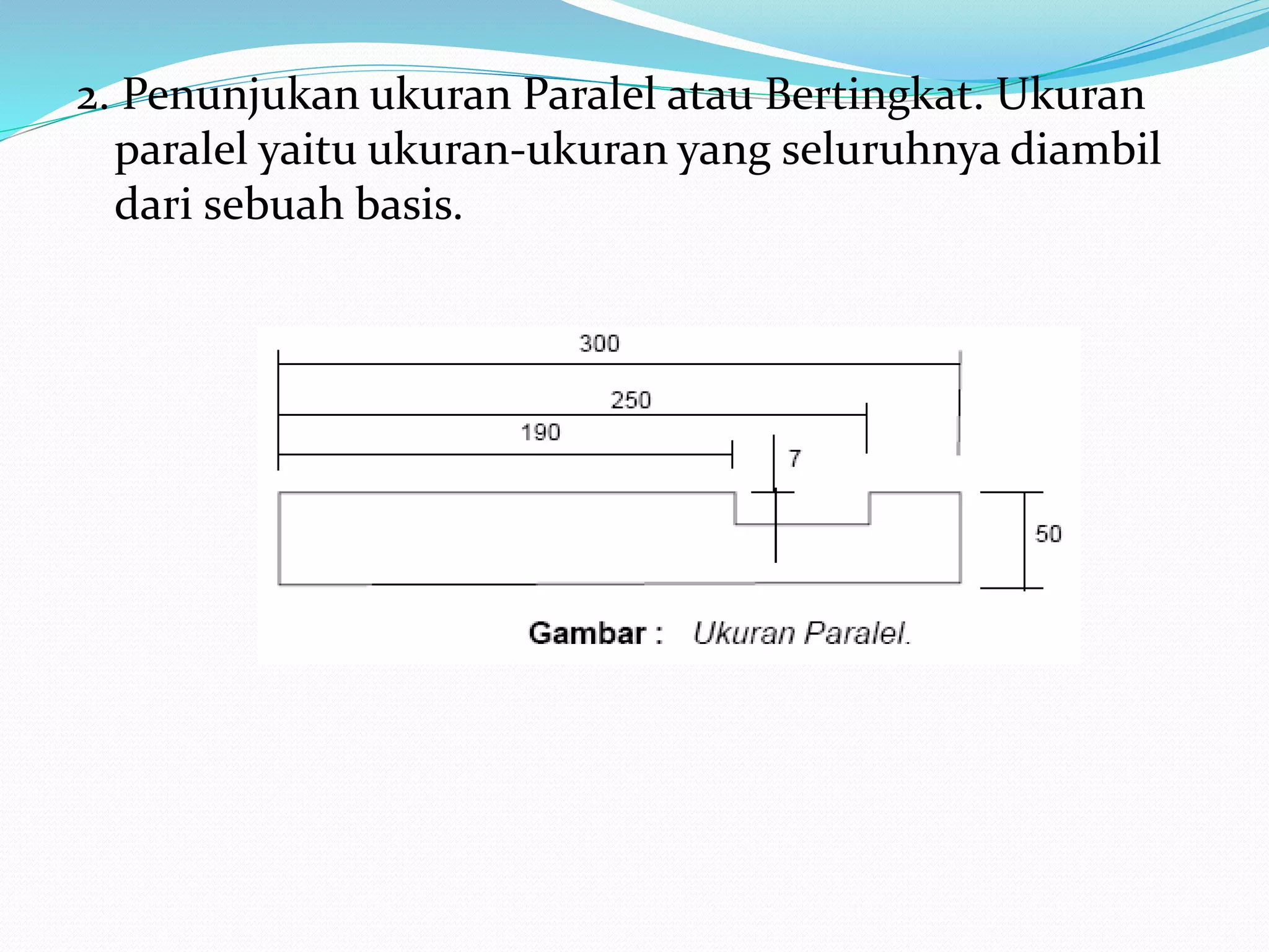 TUGAS MENGGAMBAR TEKNIK- Cara memberikan ukuran DAN DIMENSI | PPTX