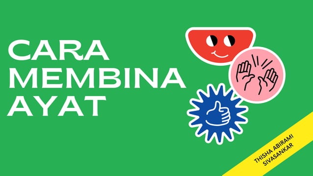 Cara membina ayat | PDF