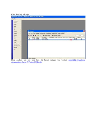 Mikrotik Memblokir Website di layer 7 | PDF