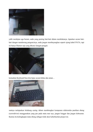 Cara membongkar laptop | ODT