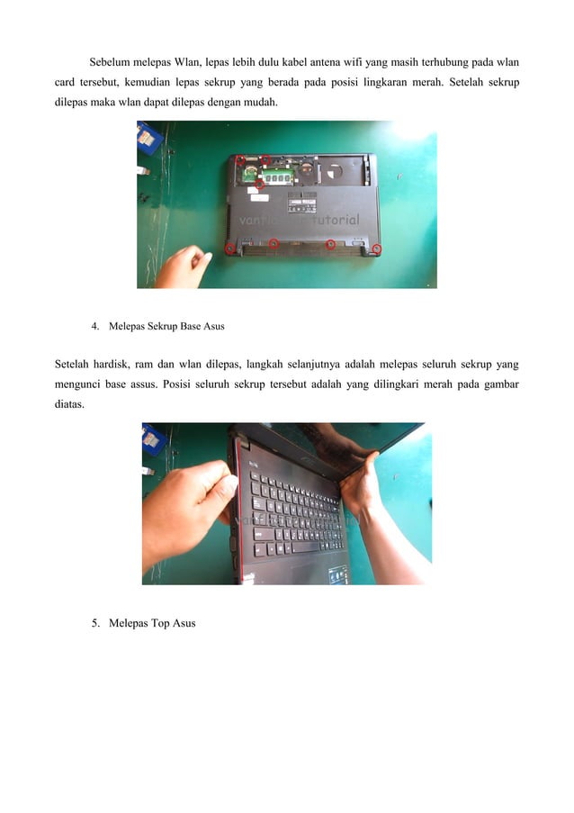 Cara membongkar laptop | ODT