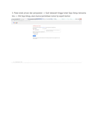 Cara membuat akun google | PDF