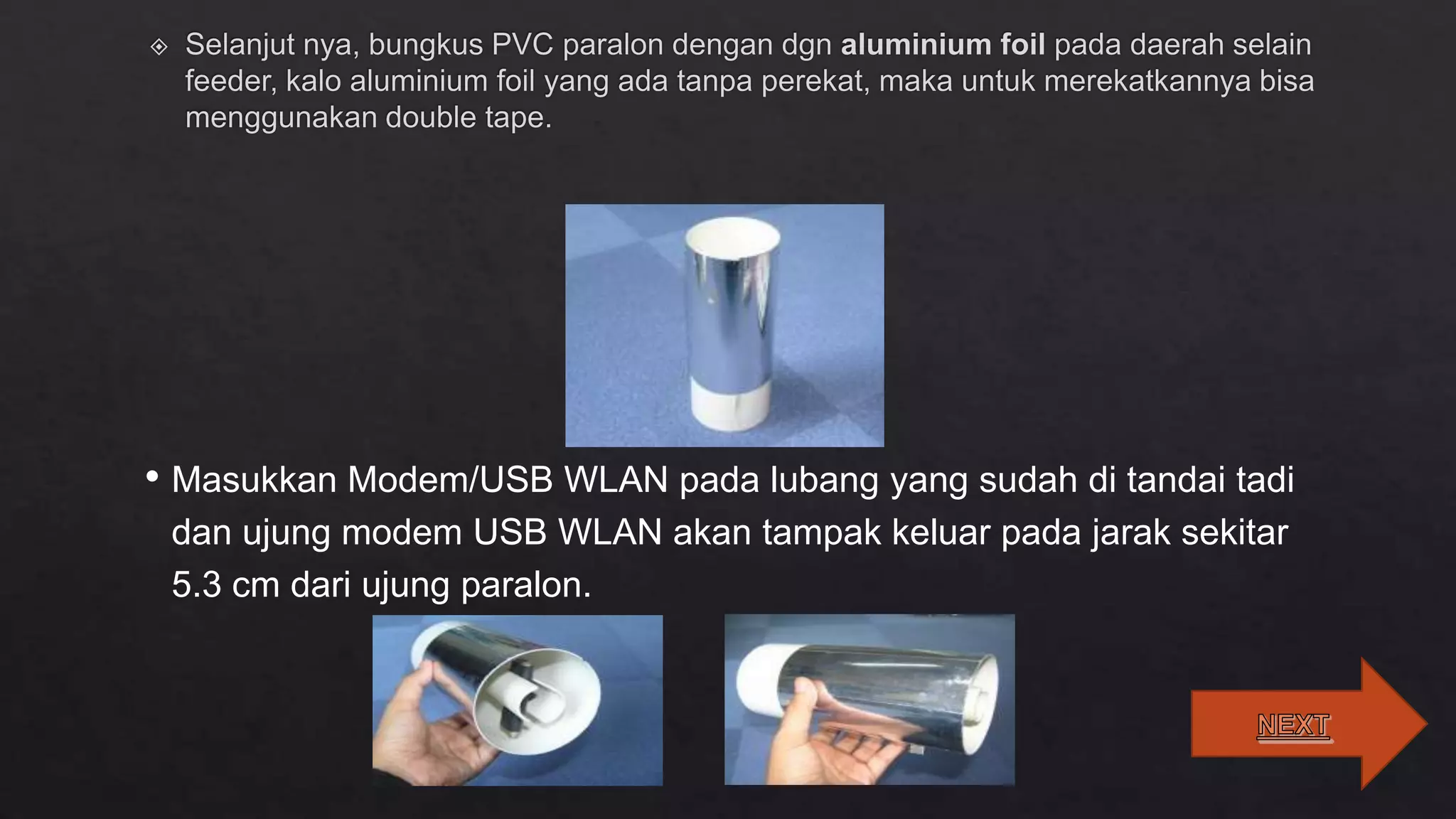 Cara membuat antena wajan bolic penguat sinyal modem usb wlan | PPTX