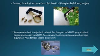 Cara membuat antena wajan bolic penguat sinyal modem usb wlan | PPTX