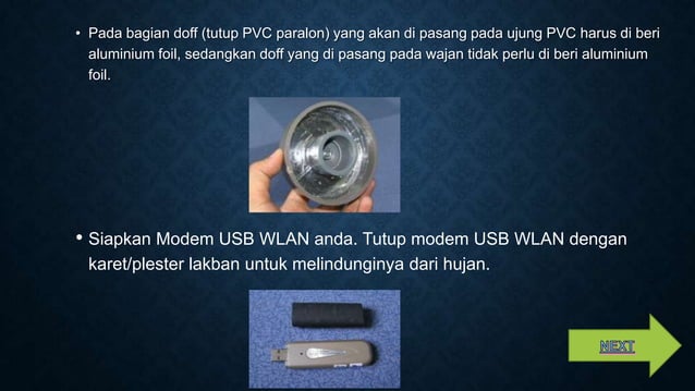 Cara membuat antena wajan bolic penguat sinyal modem usb wlan | PPTX