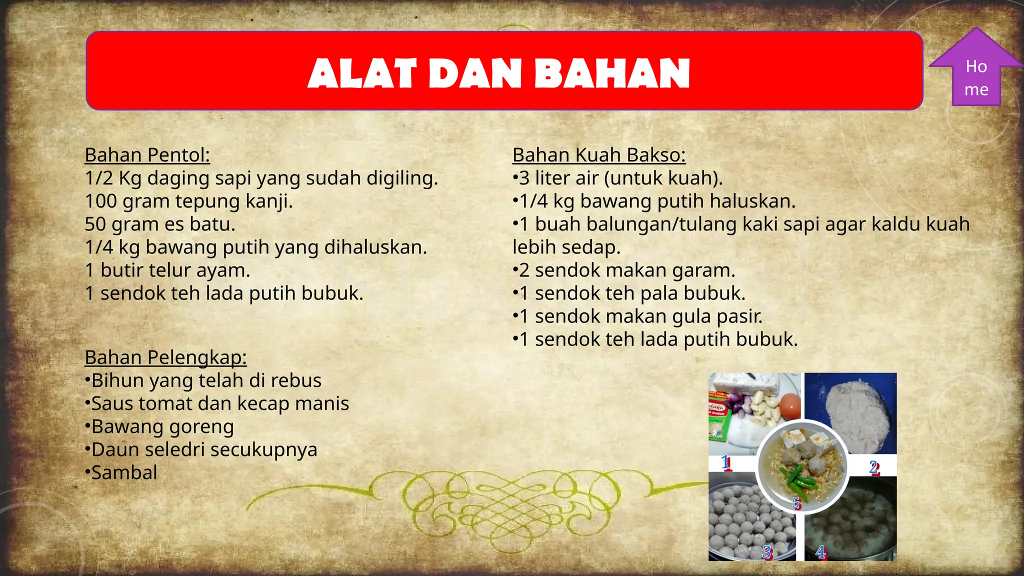 cara membuat bakso dan cara menyajikannya | PPTX