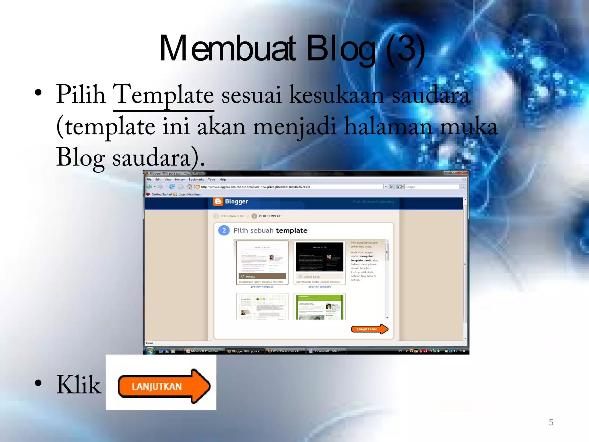 Cara membuat blog | PPT