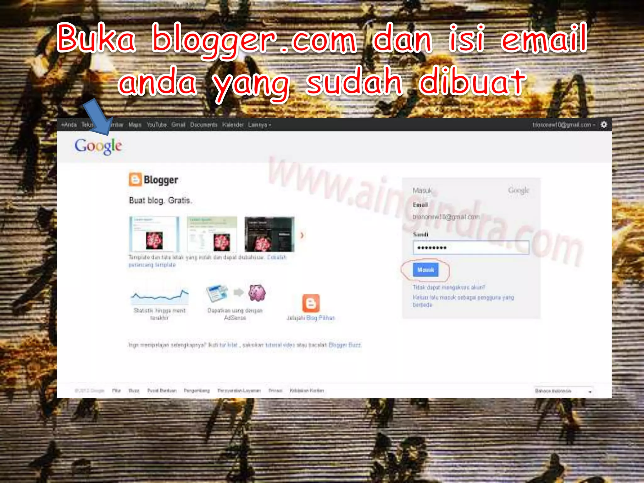 Cara membuat blog | PPTX