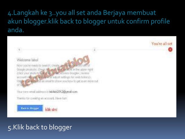 Cara membuat blog | PPTX