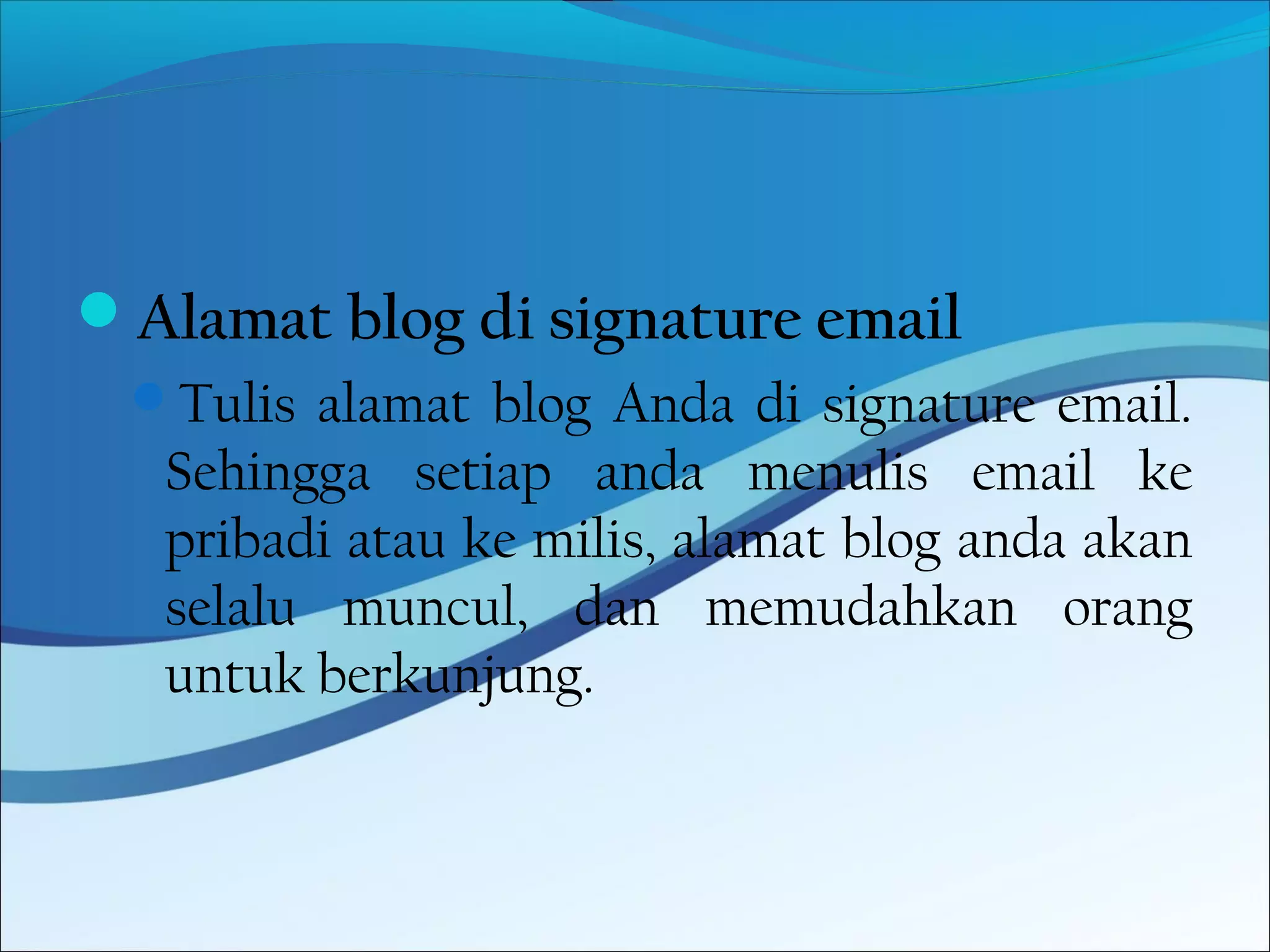 Cara membuat blog | PPT