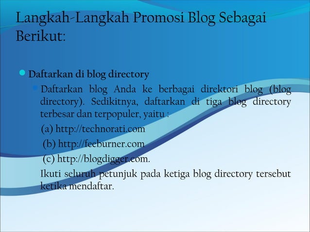 Cara membuat blog | PPT