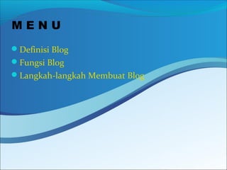 Cara membuat blog | PPT