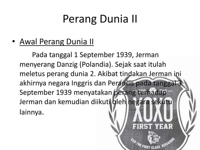 Perang Dunia (Sejarah) | PPT