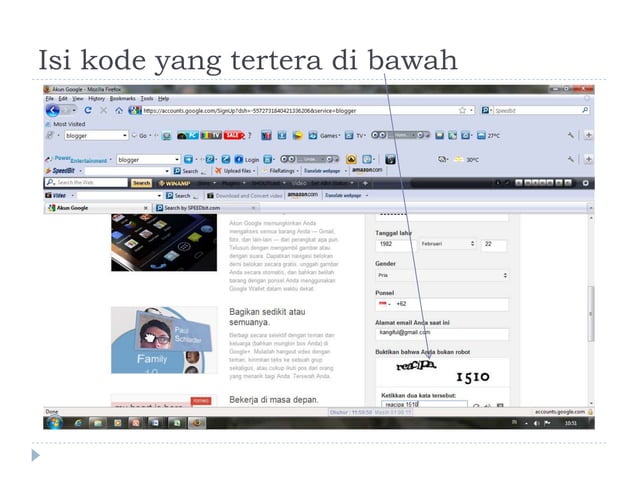 Cara membuat blog | PPTX