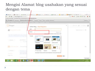 Cara membuat blog | PPTX