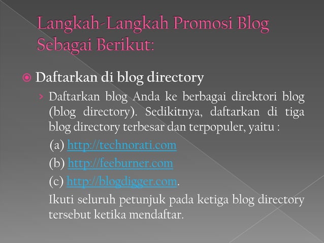 Cara membuat blog power point | PPT