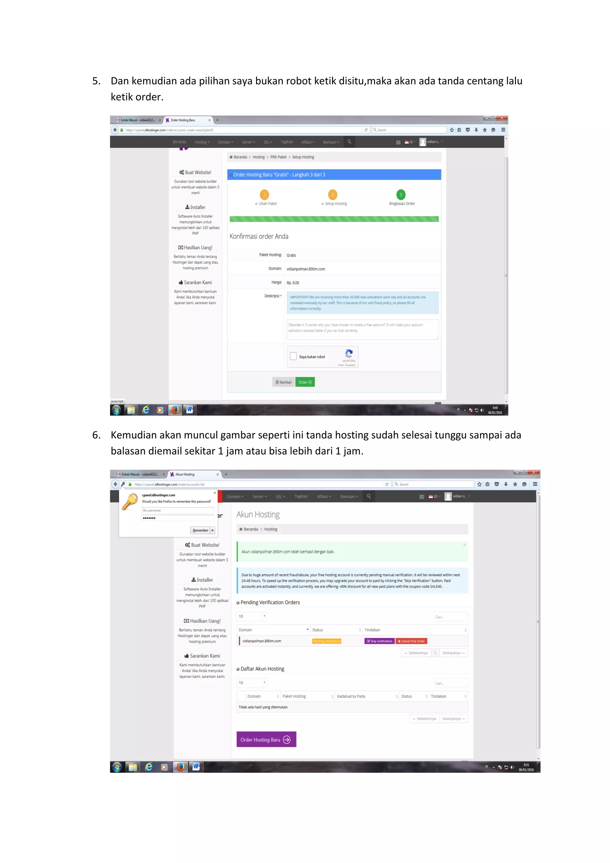 Cara membuat blok pada hostinger | PDF