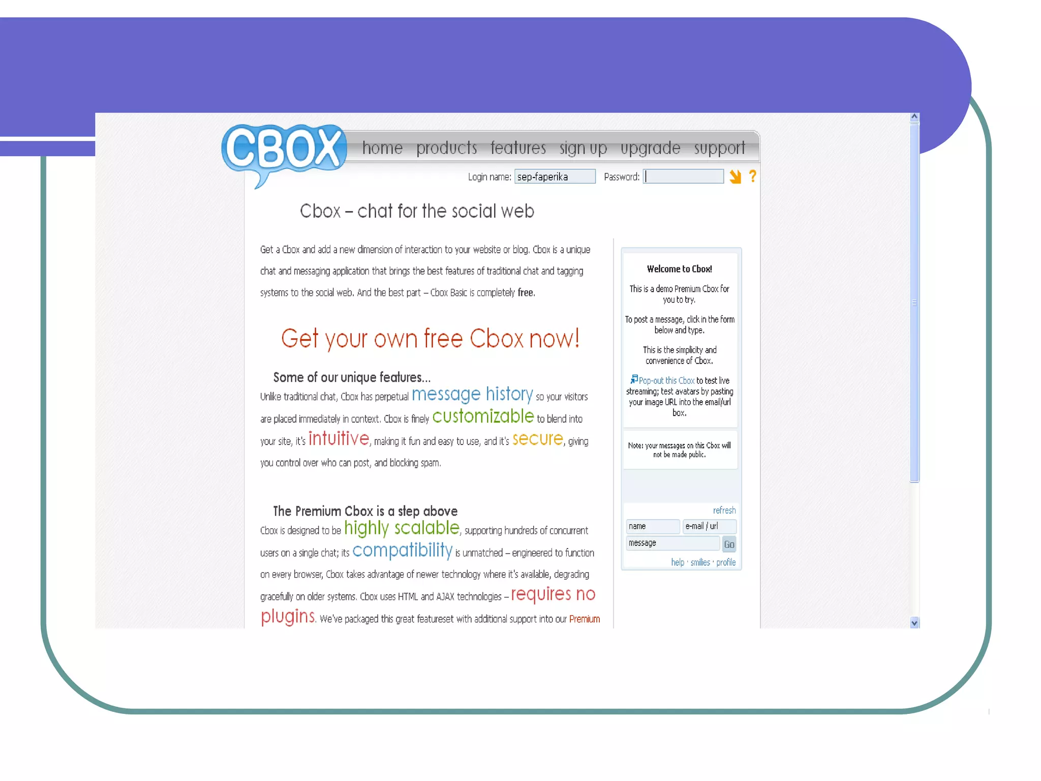 Cara membuat cbox di blogspot | PPT