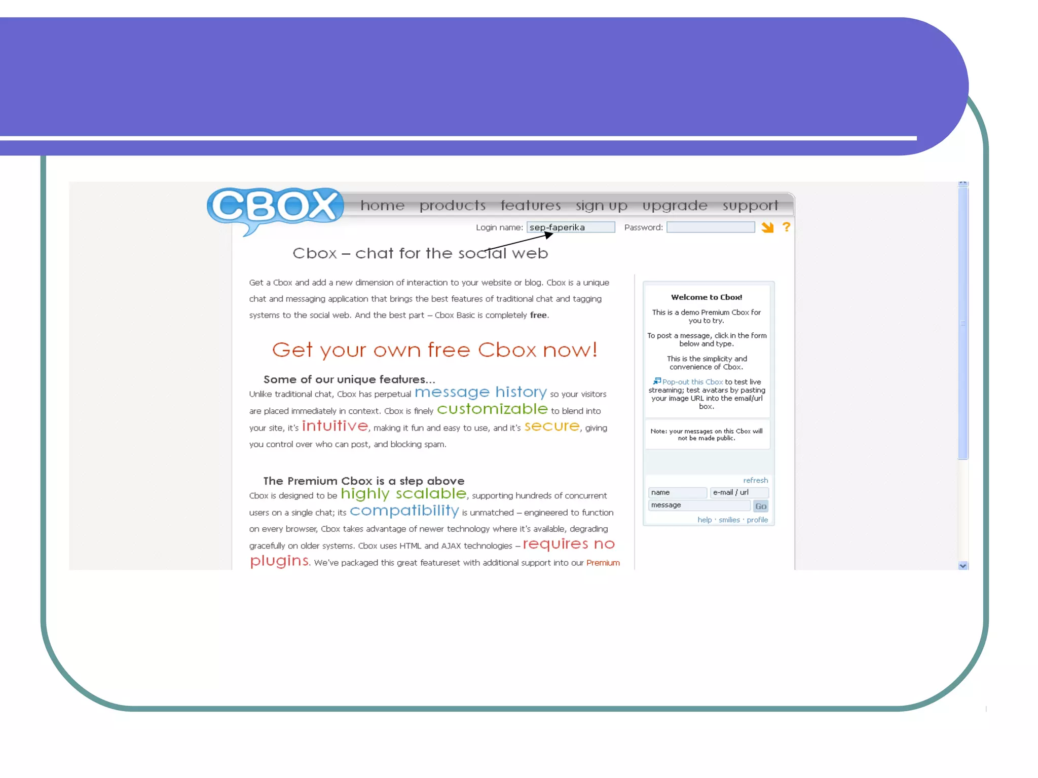 Cara membuat cbox di blogspot | PPT