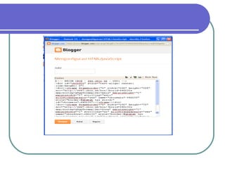 Cara membuat cbox di blogspot | PPT
