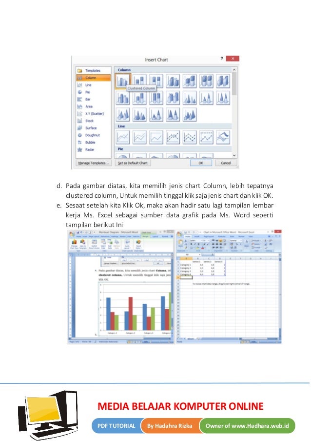 Cara membuat grafik di word - lasopasap