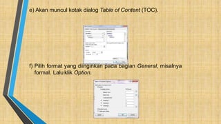 CARA MEMBUAT DAFTAR ISI.pptx
