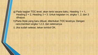 CARA MEMBUAT DAFTAR ISI.pptx