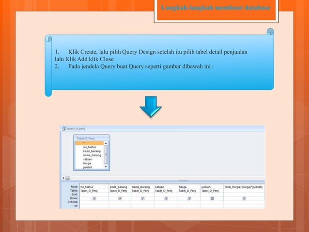 Cara membuat database dengan mudah dan simple | PPTX