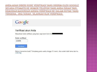 Cara membuat e mail gmail 1 | PPT