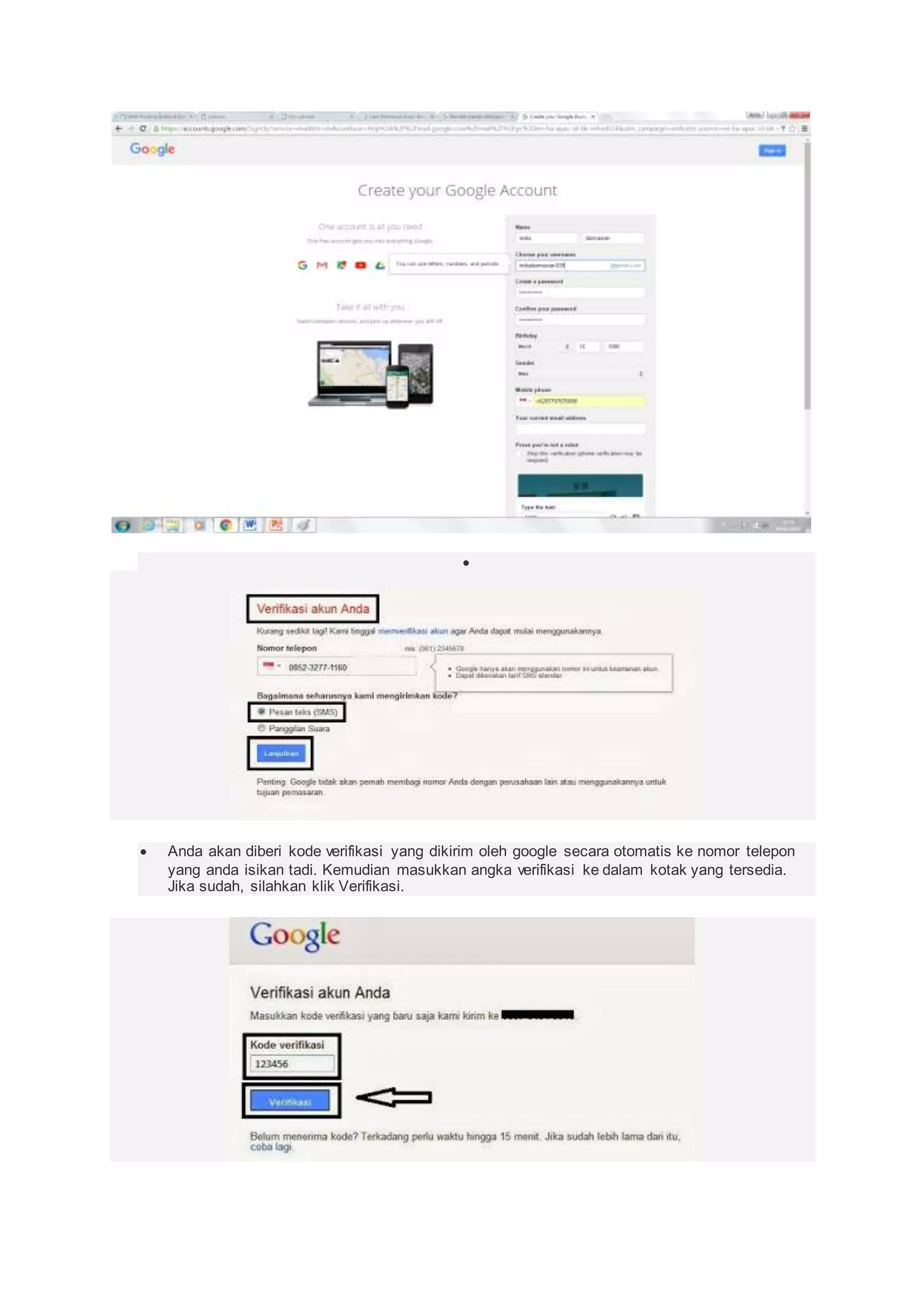 Cara membuat email baru di gmail | PDF