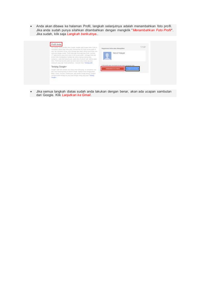 Cara membuat email baru di gmail | PDF