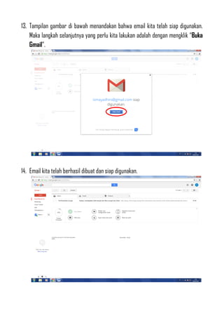 Cara membuat email berbasis gmail | PDF
