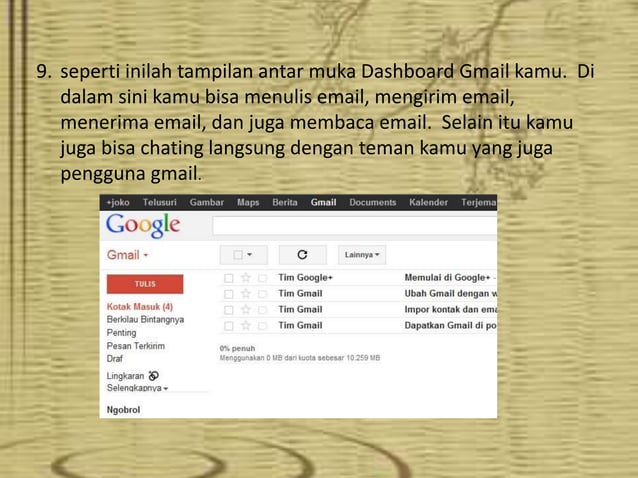 Cara membuat email di gmail | PPT