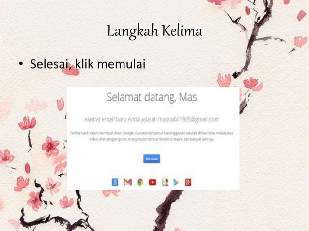 Cara membuat email (gmail) | PPTX