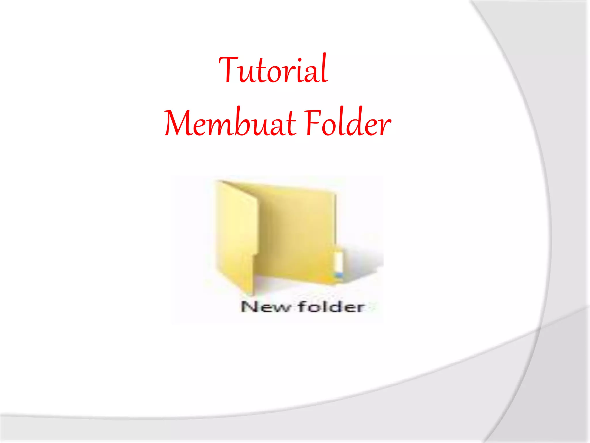 Cara membuat folder doni | PPTX