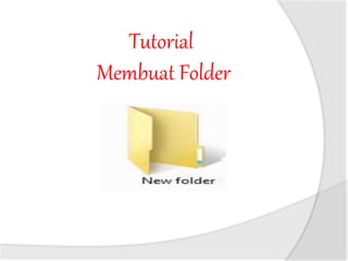 Cara membuat folder doni | PPTX