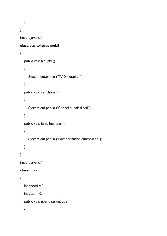 Cara membuat fungsi dan prosedur pada java | PDF