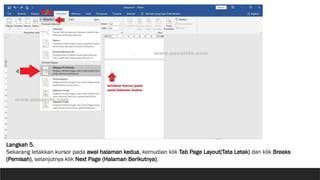 Cara Membuat Halaman di Word untuk Skripsi,.pptx