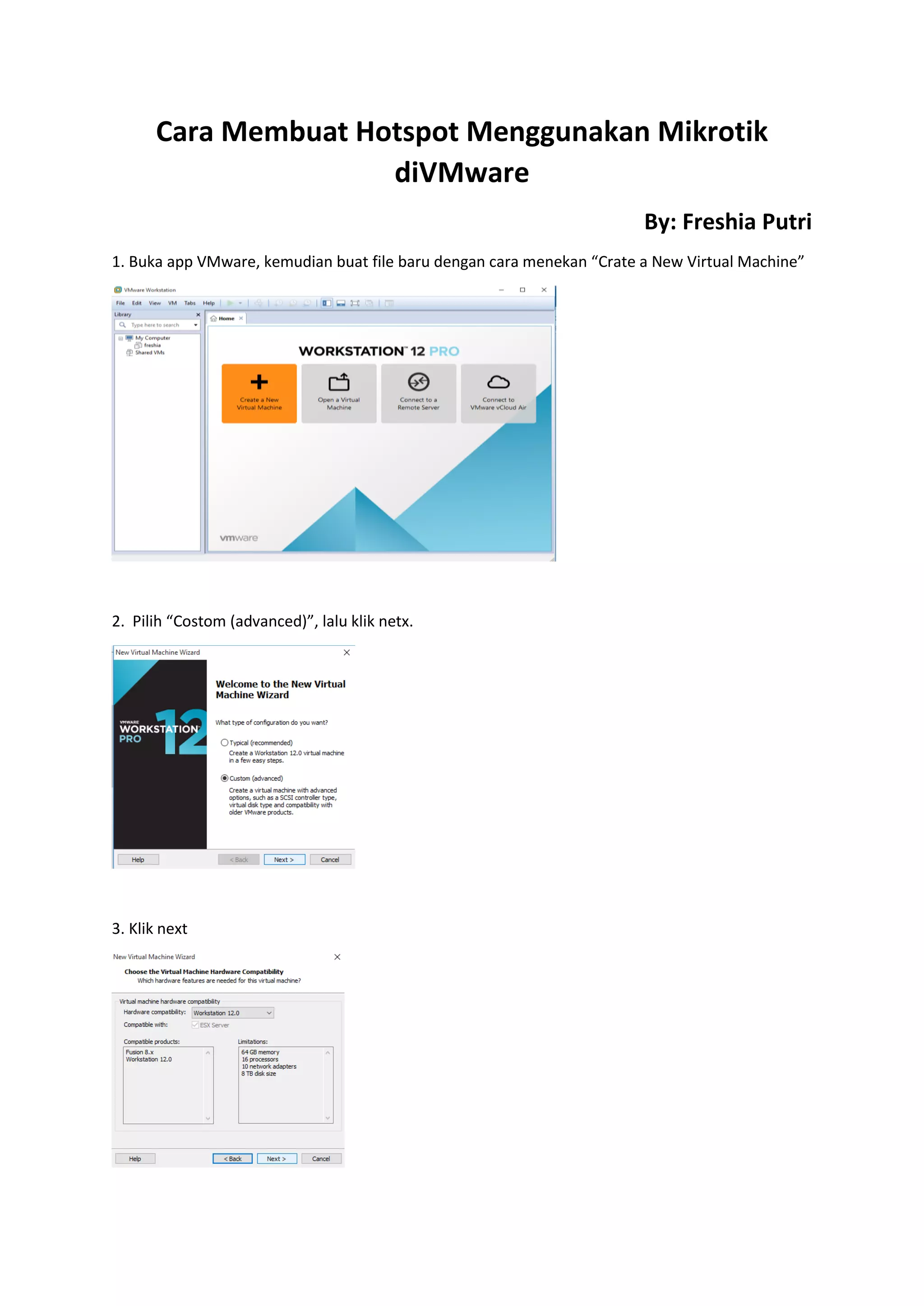 Cara membuat hotspot freshia putri | PDF