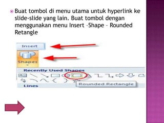Cara membuat hyperlink | PPTX
