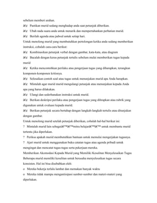 Cara membuat instruksi | DOC